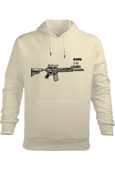 Bang Bang Erkek Kapüşonlu Hoodie Sweatshirt