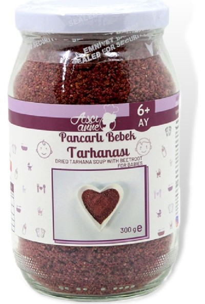 Aşçı Anne Pancarlı Bebek Tarhanası (6+Ay) 300 G Aşçı Anne Pancarlı Bebek Tarhanası (6+Ay) 300 G
