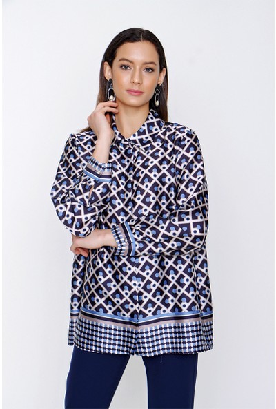 Aker 2676112 Desenli Bluz