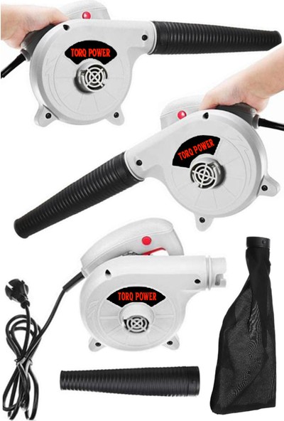 Torq Power 3200 W Portatif Hava Körüğü Üfleme ve Emme Makinesi Torq Power 3200 W Portatif Hava Körüğü Üfleme ve Emme Makinesi