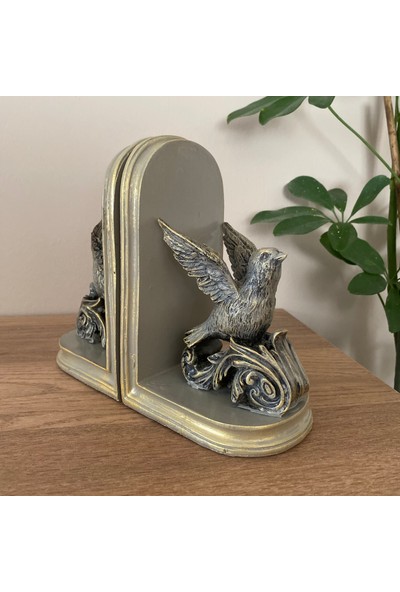 Tasarloxi Kuşlu Kitap Tutucu