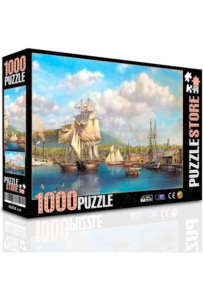 Puzzle Store® Kasaba Kıyısı 1000 Parça