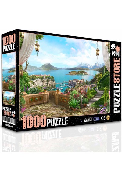 Puzzle Store® Teras Manzarası 1000 Parça