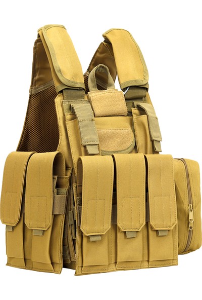 Ayrılabilir Kese Çantalı Molle Yelek Yelek Taşıyıcı