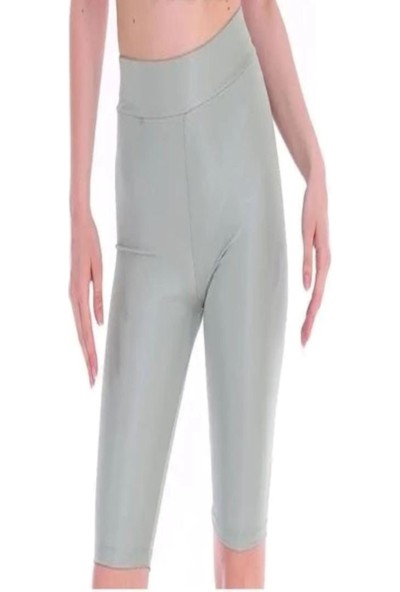 Bymaro Bayan Parlak Toparlayıcı Biker Tayt