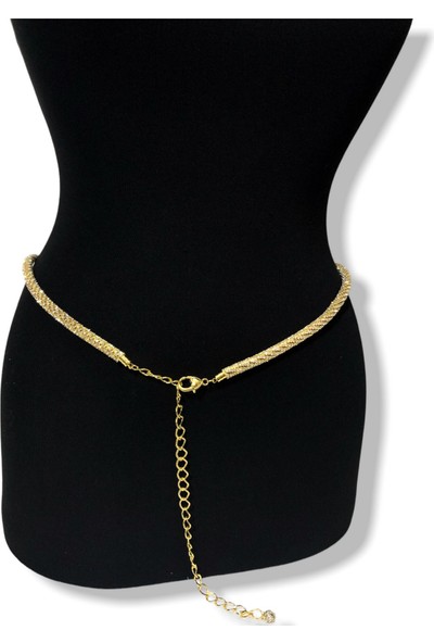 ElizaBell Gold Kadın Kemer Boru Zincir Taşlı Abiye Elbise Kemeri 75 cm Taş Kısmı 20CM Zincir 105 Cm ElizaBell Gold Kadın Kemer Boru Zincir Taşlı Abiye Elbise Kemeri 75 cm Taş Kısmı 20CM Zincir 105 Cm