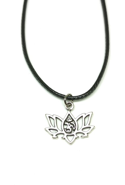 Tuna Takı & Aksesuar Antik Gümüş Kaplama Lotus Kolye Lotus Çiçeği Om Yoga Budizm Meditasyon Kolye Tuna Takı & Aksesuar Antik Gümüş Kaplama Lotus Kolye Lotus Çiçeği Om Yoga Budizm Meditasyon Kolye