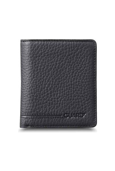 Asyaclub Hakiki Deri Erkek Mat Siyah Bozuk Para Girişli Cüzdan