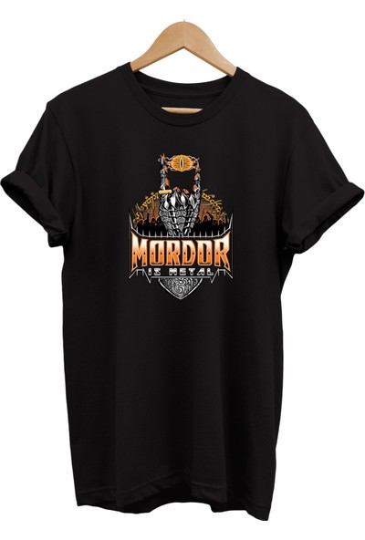 Remonz Lotr Yüzüklerin Efendisi Mordor Is Metal Baskılı %100 Pamuk Oversize T-Shirt Remonz Lotr Yüzüklerin Efendisi Mordor Is Metal Baskılı %100 Pamuk Oversize T-Shirt