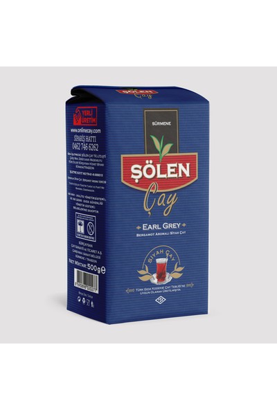 Şölen Early Grey Bergamot Aromalı Siyah Çay 500 gr Şölen Early Grey Bergamot Aromalı Siyah Çay 500 gr