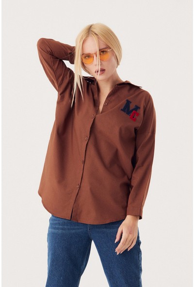 Mc Baskılı Salaş Gömlek