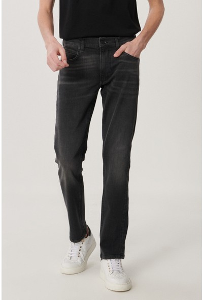 Daren Straight Fit Normal Bel Denim Esnek Jean Kot Pantolon