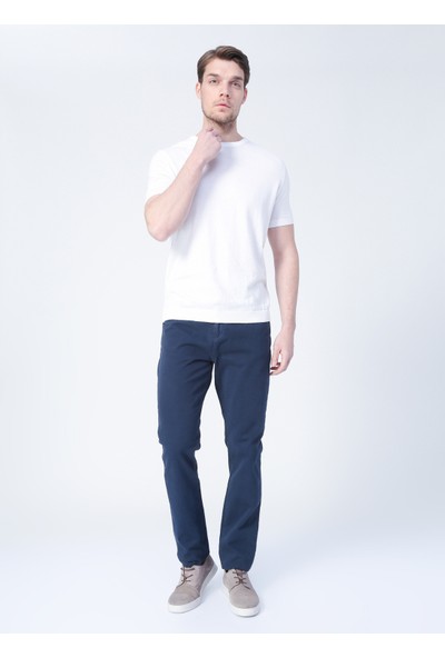 Fabrika Pby Normal Bel Düz Lacivert Erkek Chino Pantolon