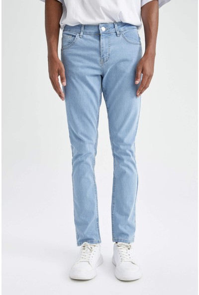 DeFacto Carlo Skinny Fit Normal Bel Dar Paça Jean PANTOLON X5363AZ22SM DeFacto Carlo Skinny Fit Normal Bel Dar Paça Jean PANTOLON X5363AZ22SM