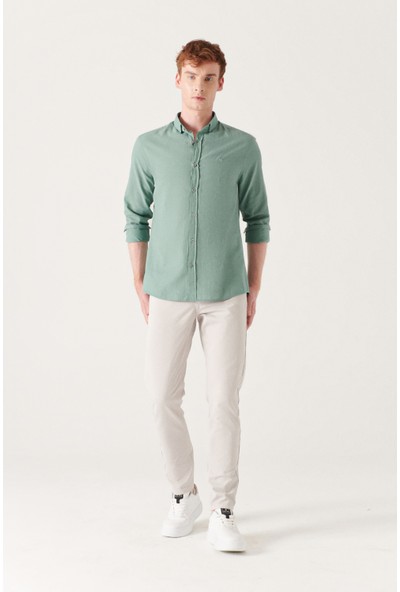 Avva Erkek Taş 5 Cepli Slim Fit Pantolon E003007