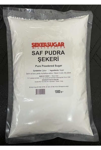 Parti Vitrini Pudra Şekeri 1 kg Şeker Sugar