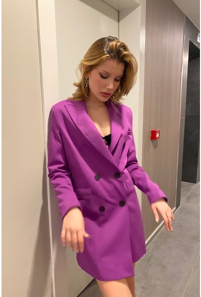 Eka 0993-8505 Uzun Blazzer Ceket