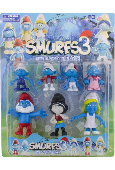 Apera Ap-46 Smurfs Şirinler Figürleri Oyuncak Seti 7 Parça Apera Ap-46 Smurfs Şirinler Figürleri Oyuncak Seti 7 Parça