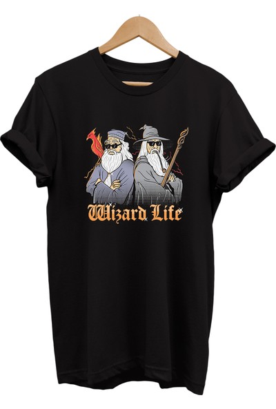 Remonz Lotr Yüzüklerin Efendisi Harry Potter Gandalf Dumbledore Baskılı %100 Pamuk Oversize T-Shirt Remonz Lotr Yüzüklerin Efendisi Harry Potter Gandalf Dumbledore Baskılı %100 Pamuk Oversize T-Shirt