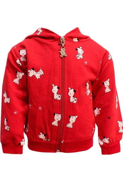 Cantoy Kız Erkek Bebek Desenli Kapşonlu Hırka Cantoy Kız Erkek Bebek Desenli Kapşonlu Hırka