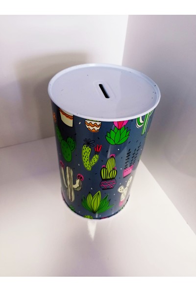 Ermap Büyük Boy Metal Kaktüs Desenli Kumbara Ermap Büyük Boy Metal Kaktüs Desenli Kumbara