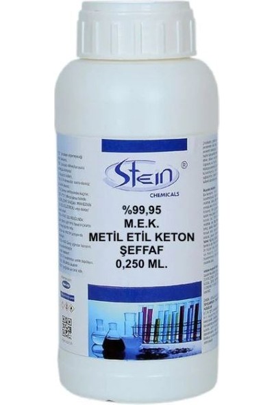 Stein M.e.k. % 99,95 Saf Metil Etil Keton 0,250 Ml. Stein M.e.k. % 99,95 Saf Metil Etil Keton 0,250 Ml.