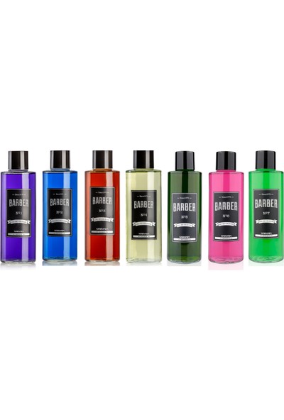 Barber Kolonya 500ML Cam Şişe 7'li Set (No : 1-2-3-4-5-6-7) Barber Kolonya 500ML Cam Şişe 7'li Set (No : 1-2-3-4-5-6-7)