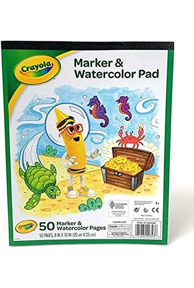 Crayola Marker ve Suluboya Pedi