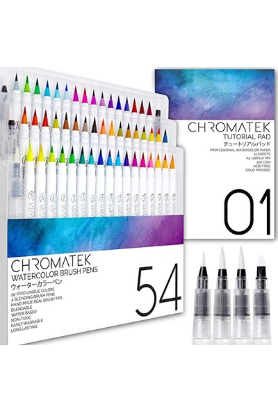 54 Suluboya Kalemleri