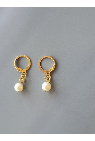 FullControl Kadın Gold Sallantılı Inci Küpe