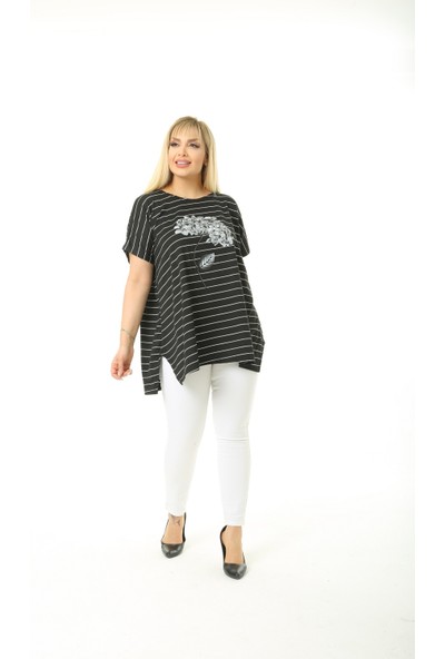 Butik Şımarık Kadın Büyük Beden Yandan Yırtmaçlı Salaş Model Bluz Butik Şımarık Kadın Büyük Beden Yandan Yırtmaçlı Salaş Model Bluz