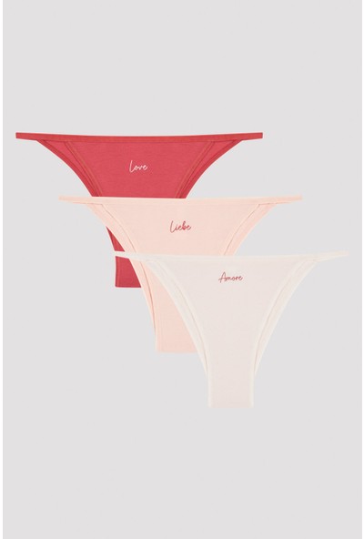 Amore Love Liebe 3lü Brazilian Külot