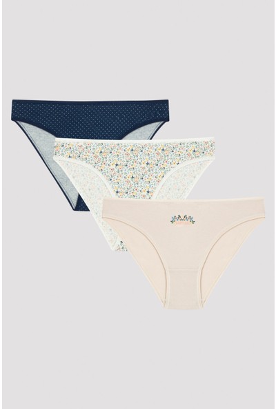 Penti Happy Days 3lü Slip Külot Penti Happy Days 3lü Slip Külot