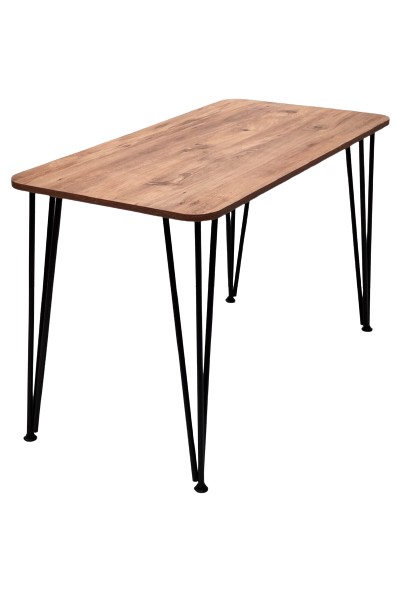 Zenas Metal Ayaklı 60 x 120 cm Eva Mutfak Masası & Çalışma Masası & Balkon Masası