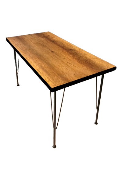 Zenas Metal Ayaklı 60 x 120 cm Valeria Mutfak Masası & Çalışma Masası & Balkon Masası