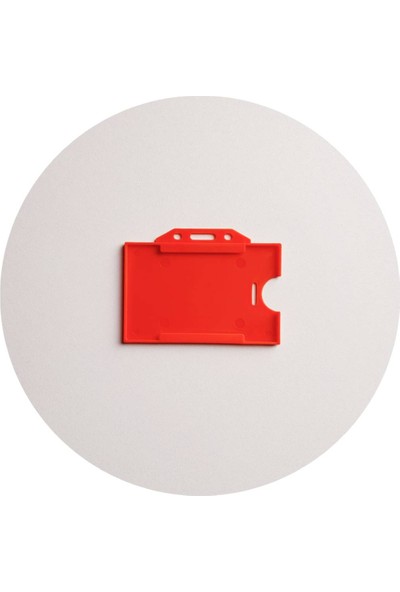 Dodo Bone Yaka Kartı Plastik Turuncu Tekli Kılıf