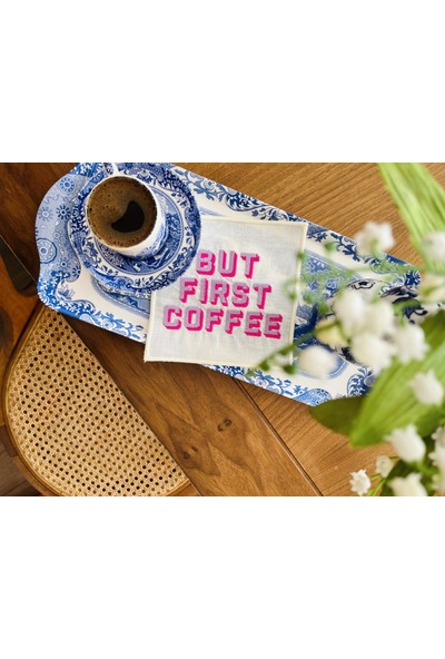 Ge Living But First Coffee Desenli Lila Kokteyl Peçete ( 2 Adet ) Ge Living But First Coffee Desenli Lila Kokteyl Peçete ( 2 Adet )