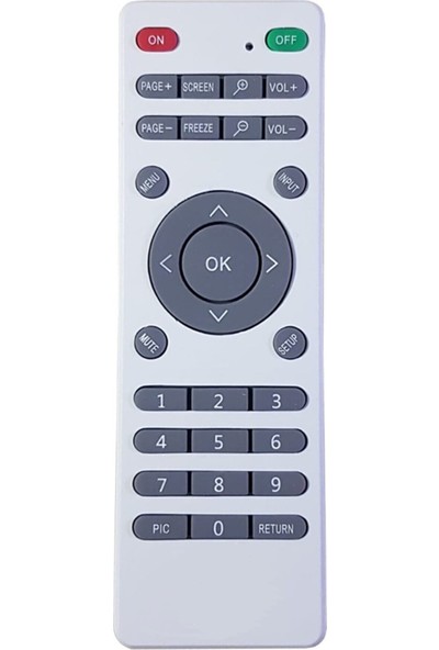 Uğur Tekno Epson Markaya Uyumlu Üniversal Projeksiyon Kumandası Uğur Tekno Epson Markaya Uyumlu Üniversal Projeksiyon Kumandası