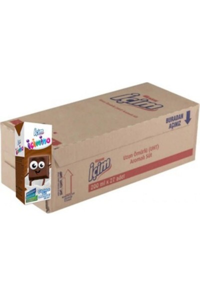 Içimino Kakaolu(Çikolatalı) Süt 180 ml 27 Adet Içimino Kakaolu(Çikolatalı) Süt 180 ml 27 Adet