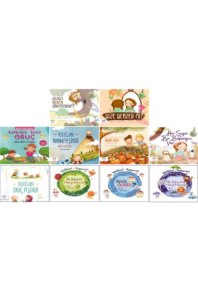 Merve Gülcemal 10 Kitap Set / Allah'ı Neden Göremiyorum - Kalbimin Süsü Oruç - Rabbimi Tanıyorum Merve Gülcemal 10 Kitap Set / Allah'ı Neden Göremiyorum - Kalbimin Süsü Oruç - Rabbimi Tanıyorum