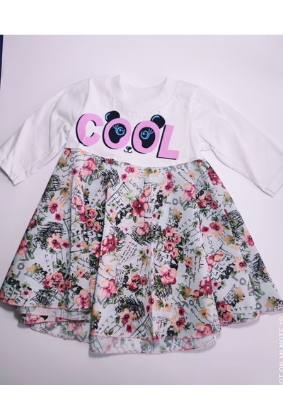 Kız Çocuk Cool Desenli Abiye