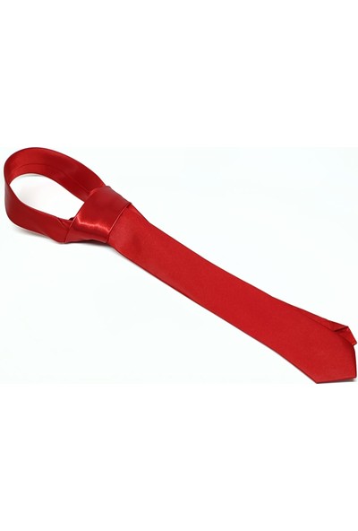 Çocuk Kravat Kırmızı 1-12 Yaş