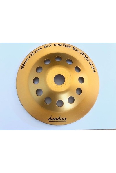 Dandoo Elmas Yüzey Temizleme Tek Sıra 180MM Dandoo Elmas Yüzey Temizleme Tek Sıra 180MM