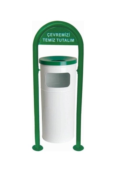 Uzel Iki Ayaklı Dış Mekan Bahçe Çöp Kovası