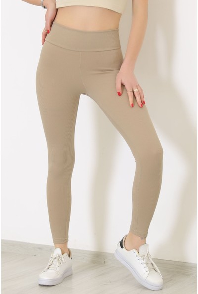 Fitilli Tayt Bej1 - 7759.1169.