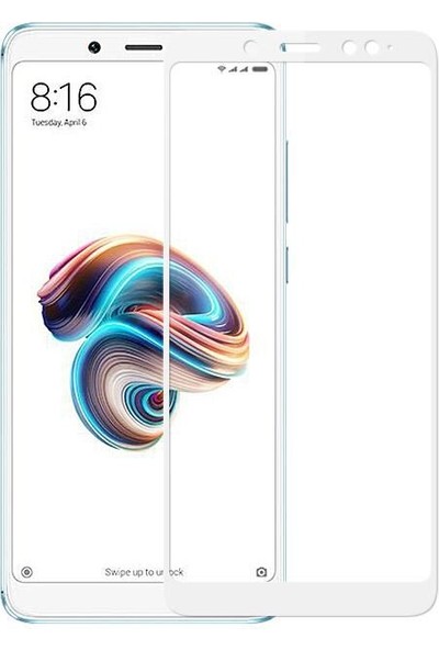 Factor-M Samsung Galaxy S8 3D Cam Ekran Koruyucu Beyaz