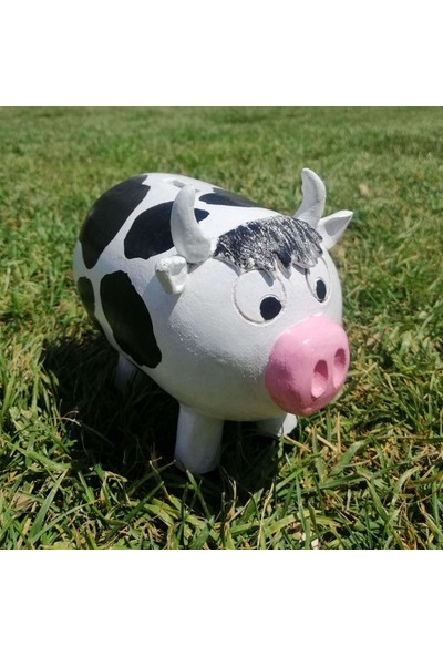 Dükkan Design Özel Tasarım El Yapımı Inek Kumbara Dükkan Design Özel Tasarım El Yapımı Inek Kumbara