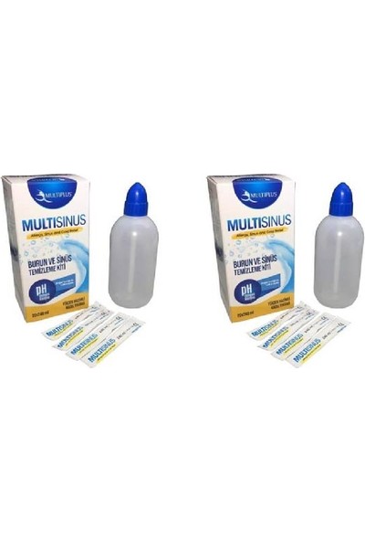 Multi Sinüs Rinse Burun ve Sinüs Temizleme Kiti x 2 Adet