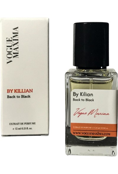 Vogue Maxima Back To Black Edp For Men 0.51.fl.oz 15ML Sprey Parfüm Vogue Maxima Back To Black Edp For Men 0.51.fl.oz 15ML Sprey Parfüm