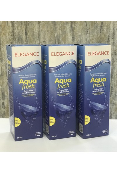 Elegance Elegnce 3 Lü 360 ml Solüsyon Elegance Elegnce 3 Lü 360 ml Solüsyon